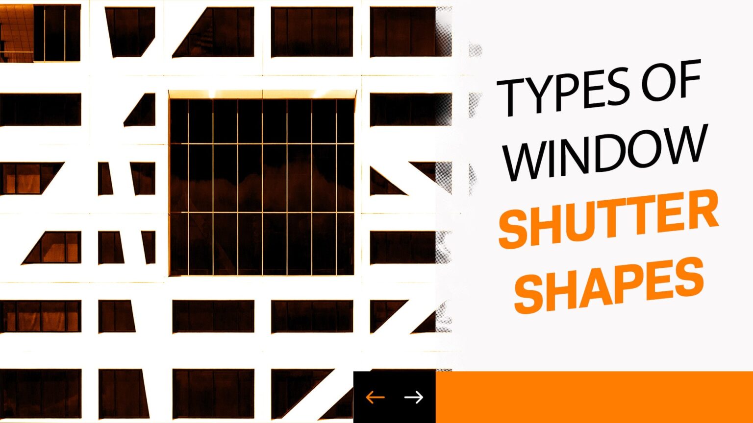 Types of Window Shutter Shapes - Shutter Supplies